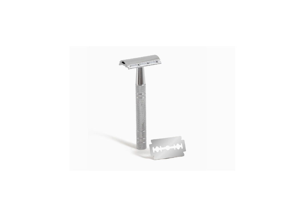 Metal Safety Razor (with 5 Blades) – Cherish Hampers & Gifts